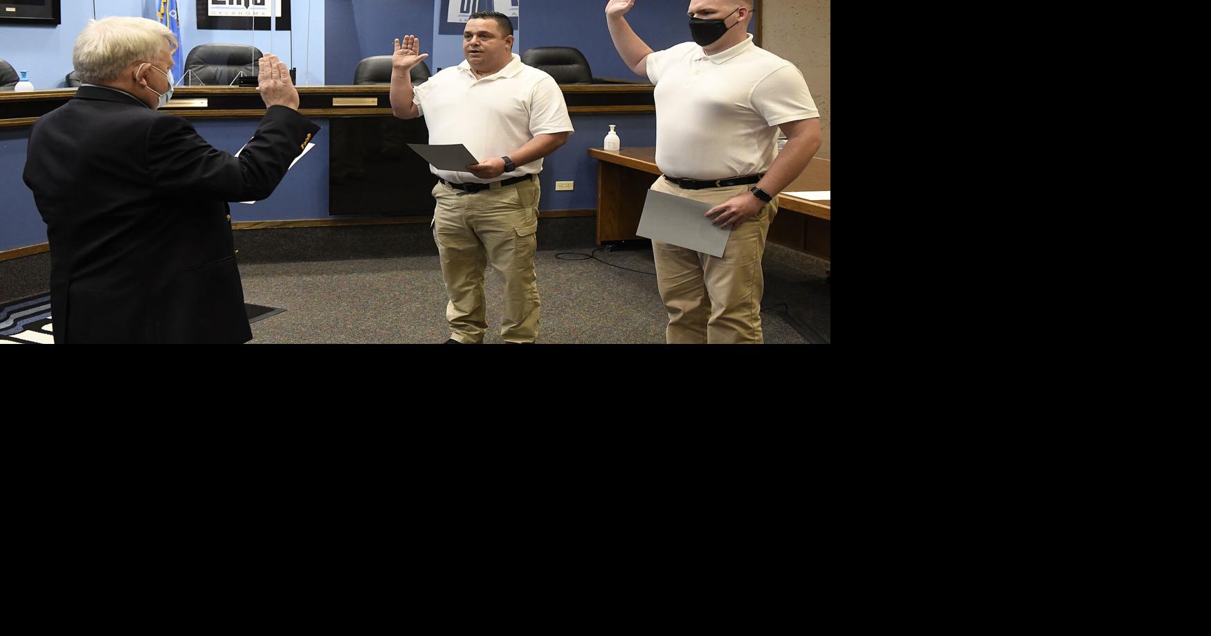 EPD welcomes 2 new officers to the force | Local News | enidnews.com