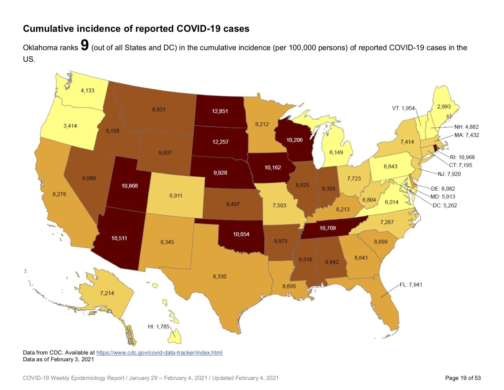 OSDH: Oklahoma tops 400,000 cumulative COVID-19 cases; weekly cases ...