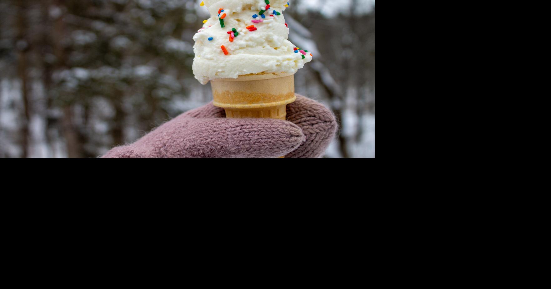 Eating snow cones or snow cream can be a winter delight, if done safely ...