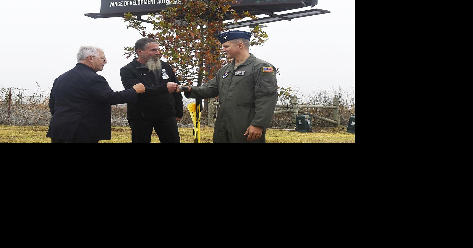 Trees planted outside Vance to honor veterans | News | enidnews.com