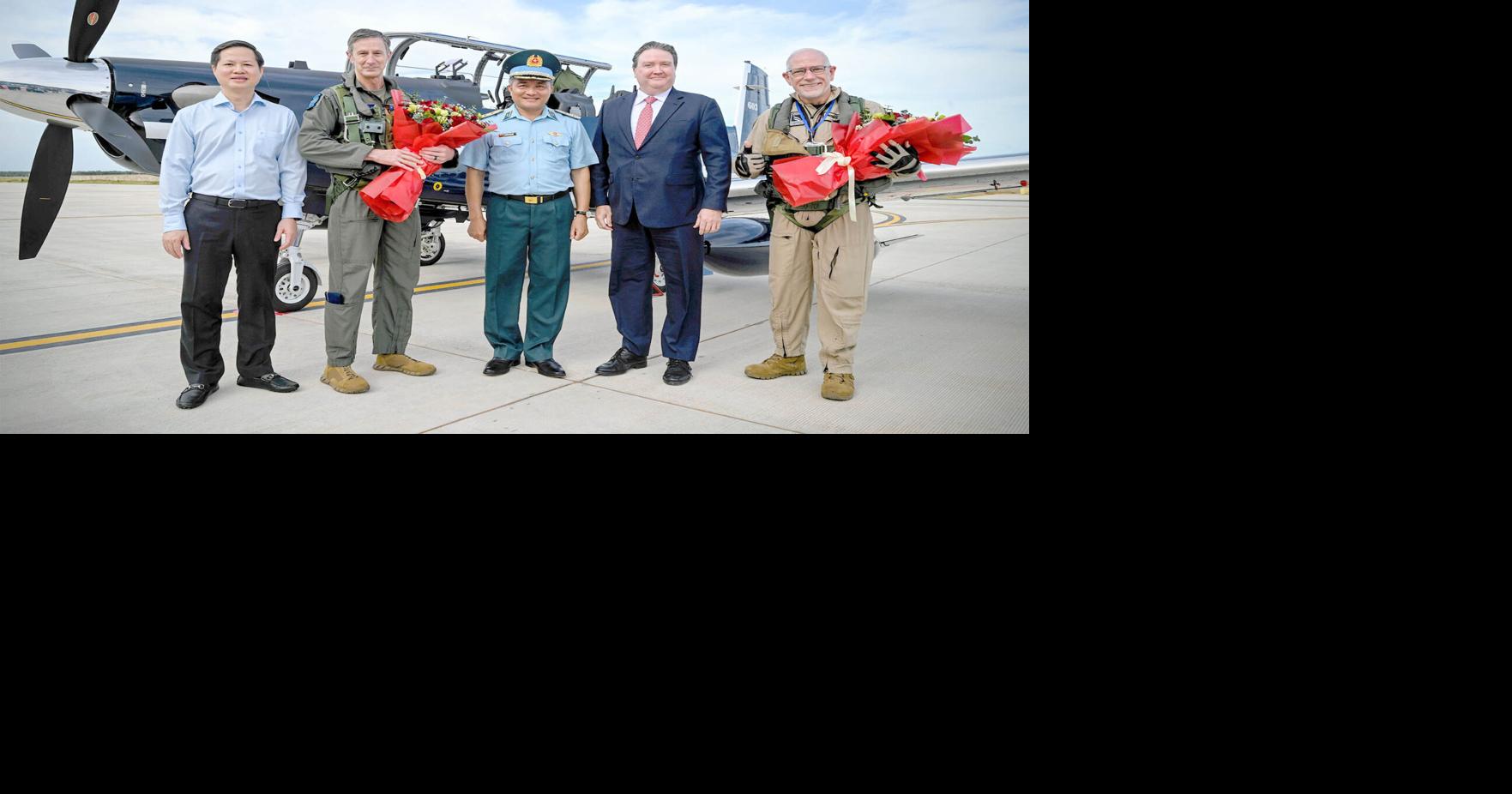 Air Force delivers T-6C Texan IIs to Vietnam | Vance | enidnews.com