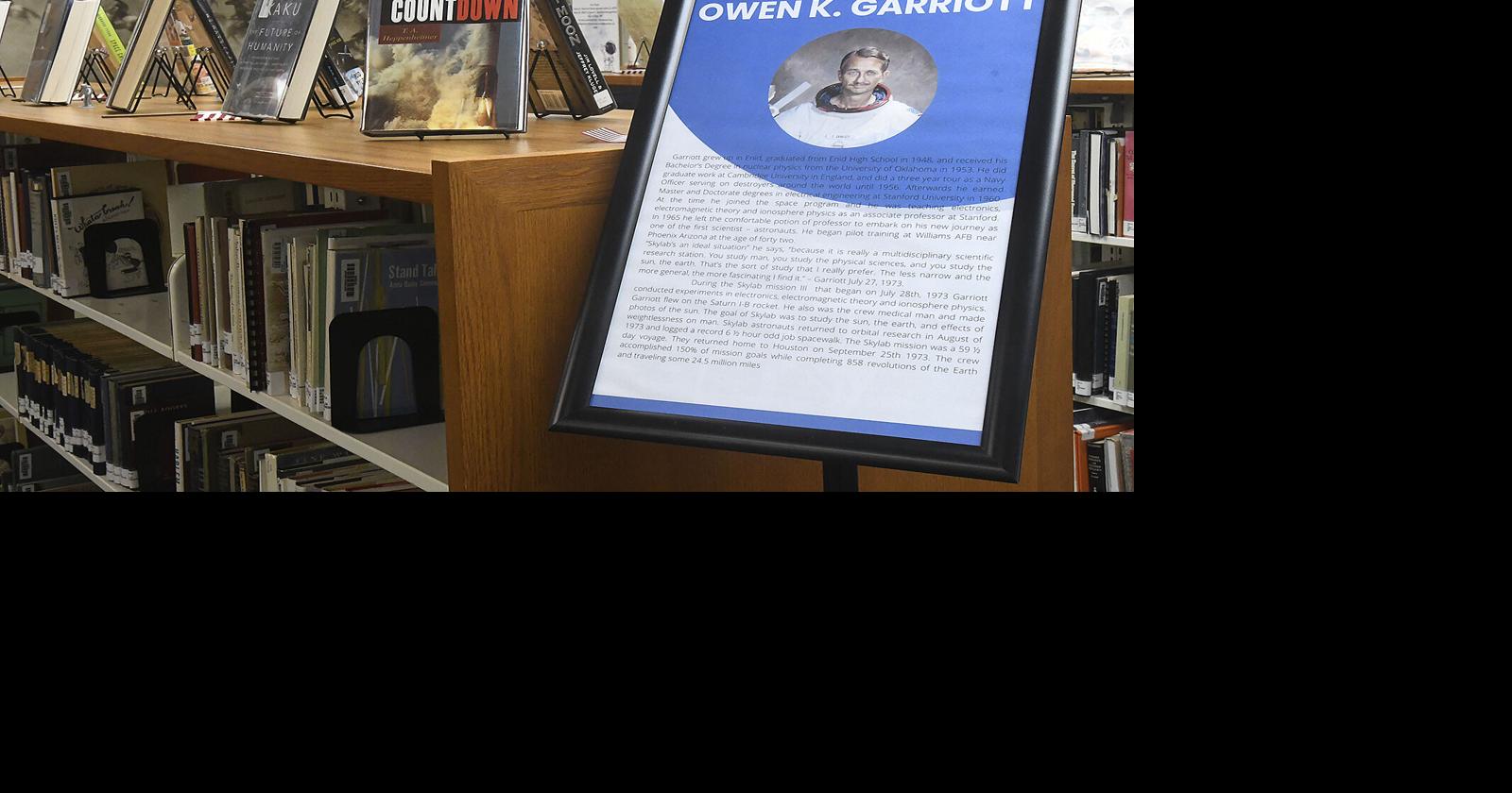 Library display honors life, work of Garriott | News | enidnews.com
