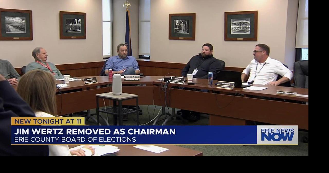 Jim Wertz Removed as Erie County Board of Elections Chairman | News ...