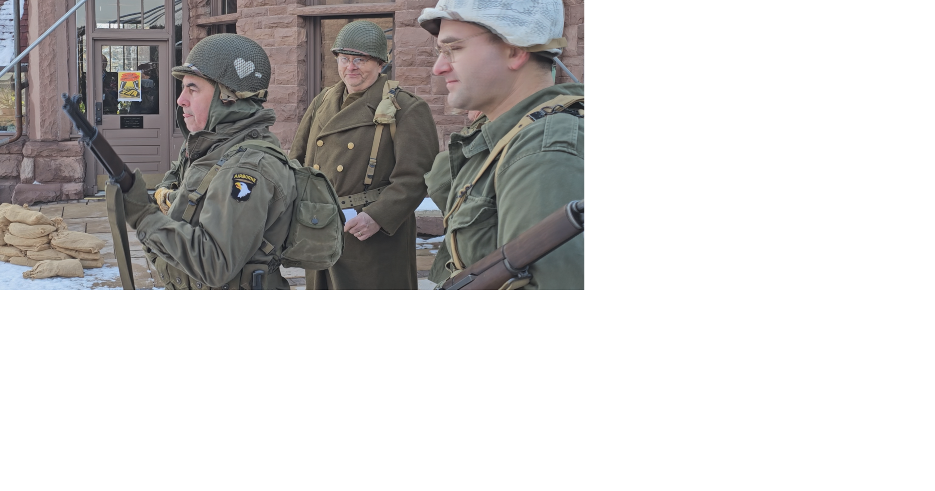One-Day World War II Exhibit and Re-enactment | Local News ...