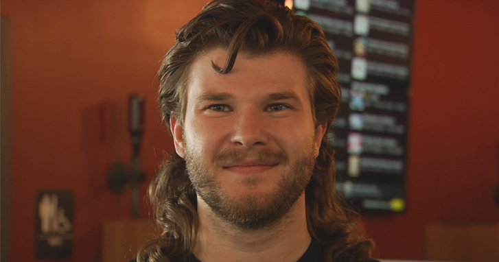 patrick swayze mullet