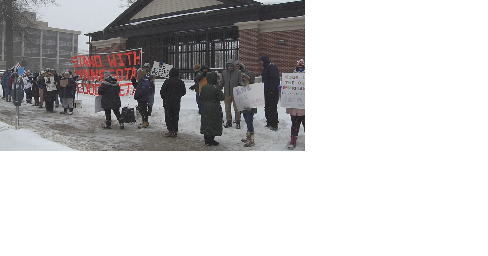 Local ICE Protestors Take To Perry Square | News | erienewsnow.com