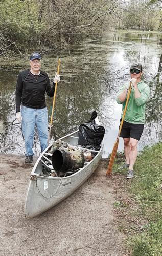 Rotary members clean up linear trail | Community News | erwinrecord.net