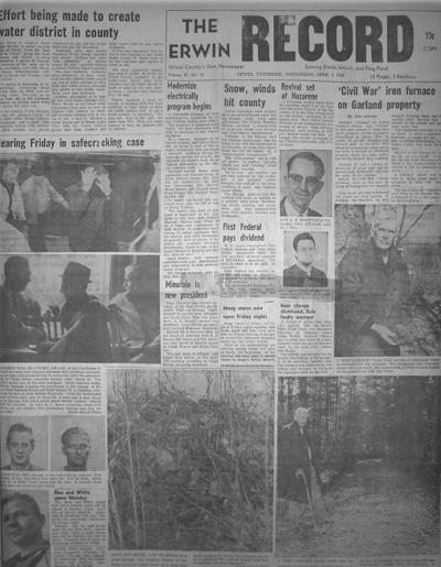 Erwin electrical modernization program launched in 1964 | News | erwinrecord.net