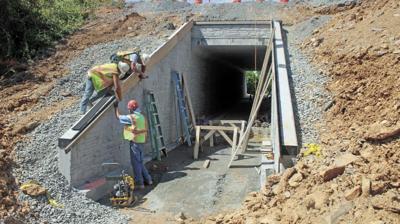 Linear Trail tunnel project ahead of schedule | Local News ...