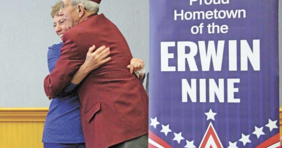 Erwin displays banners honoring Erwin Nine | Local News | erwinrecord.net
