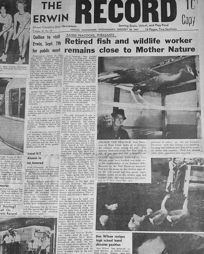 Clinchfield Railroad took part in 1963 in-service train for teachers ...