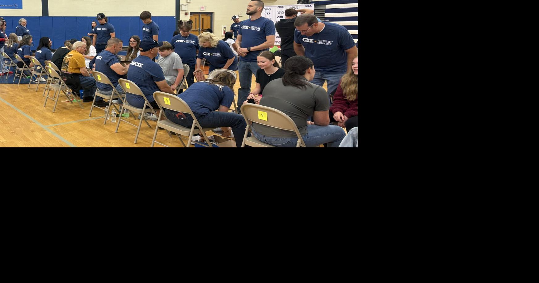 Students receive new shoes through CSX, Soles4Souls | Living ...