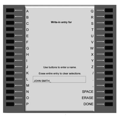 Write-in process described for using voting machines | Community News ...