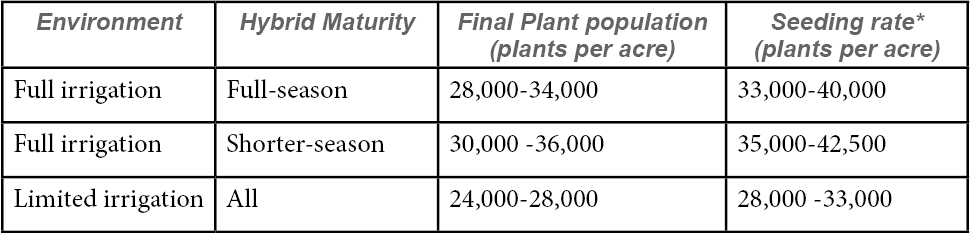 Optimal corn seeding rate recommendations | News | farmtalknews.com