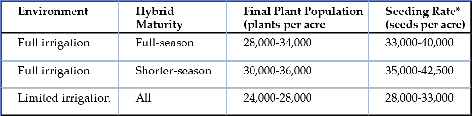 Optimal corn seeding rate recommendations | News | farmtalknews.com