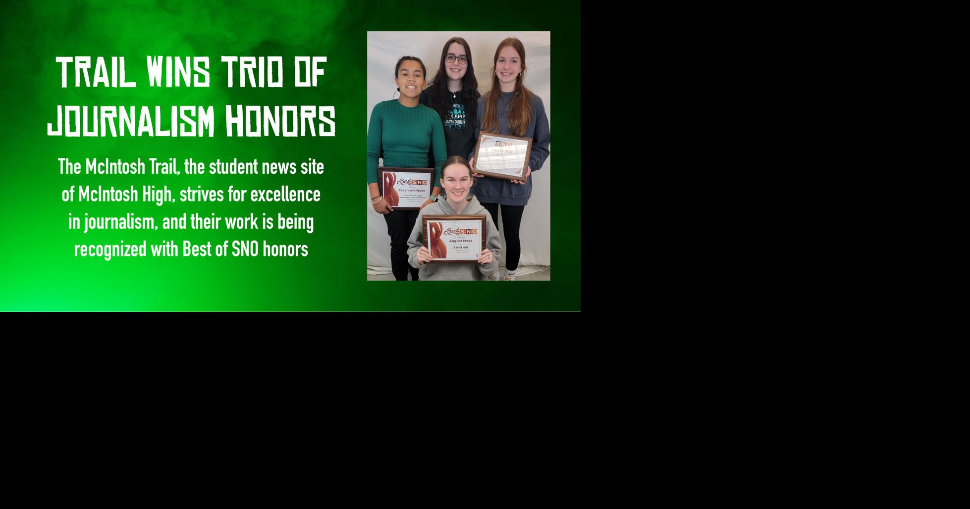 McIntosh Trail Wins Trio of Journalism Honors | School | fayette-news.net