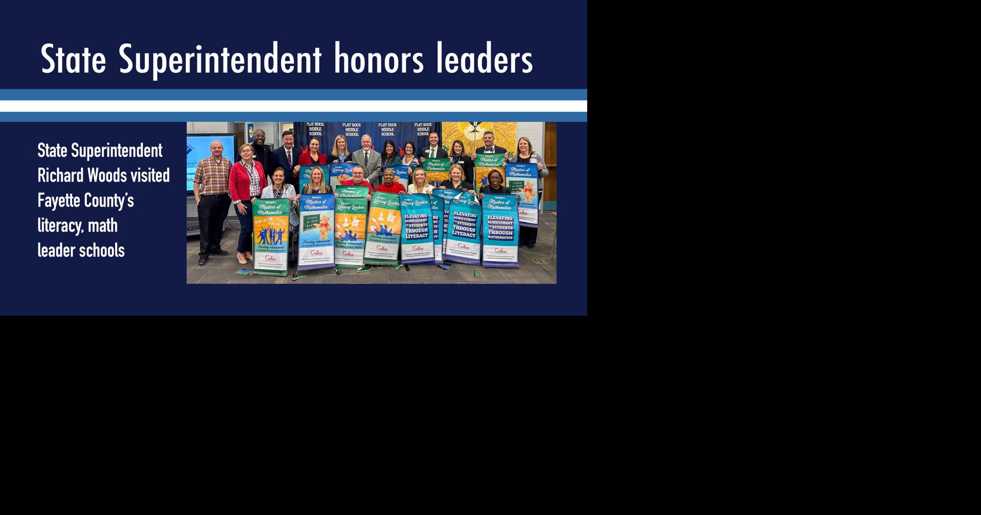 State Superintendent Honors Literacy and Math Leaders | School ...