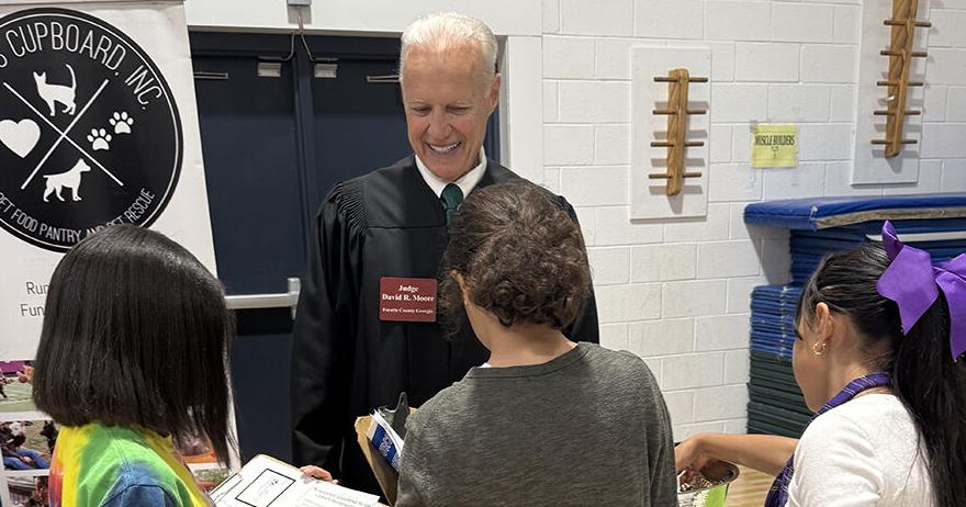 Judge Moore Speaks at Burch Elementary Career Day | School | fayette ...