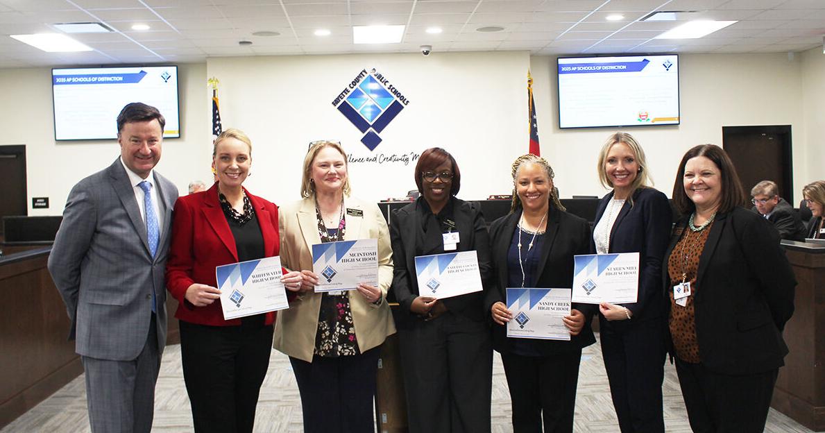 FCBOE Recognizes 2025 AP Honor Schools | News | fayette-news.net