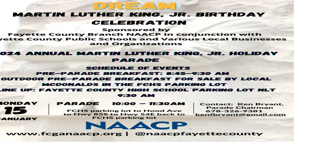 Annual MLK Jr. Day Celebration Set Jan. 15 | Meetings and Events ...