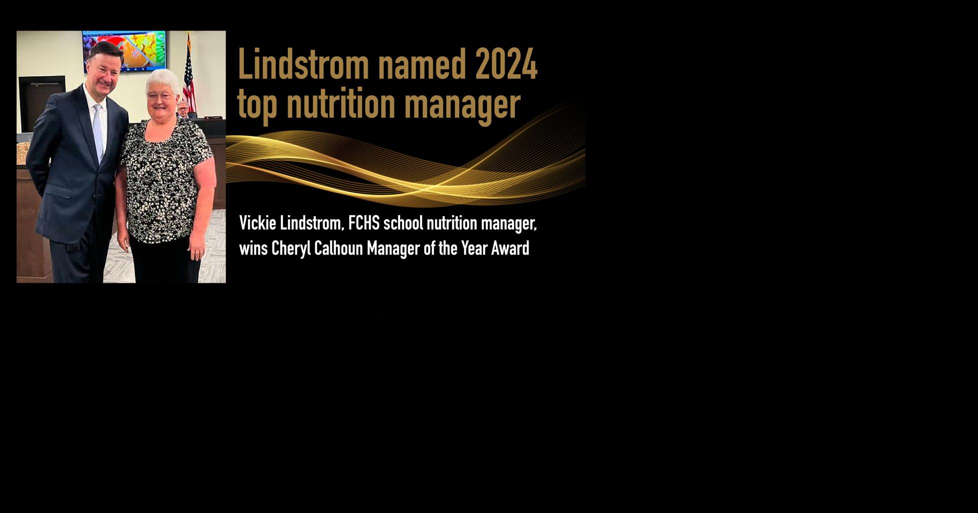 Lindstrom Named Top School Nutrition Manager in County | School | fayette-news.net