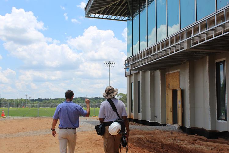 USSF Holds Topping-Out Celebration for Arthur M. Blank National ...