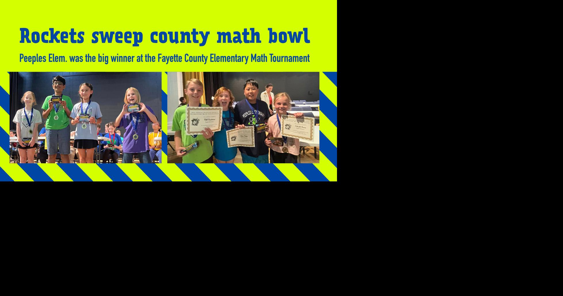 Peeples Elementary Wins County Math Bowl | School | fayette-news.net