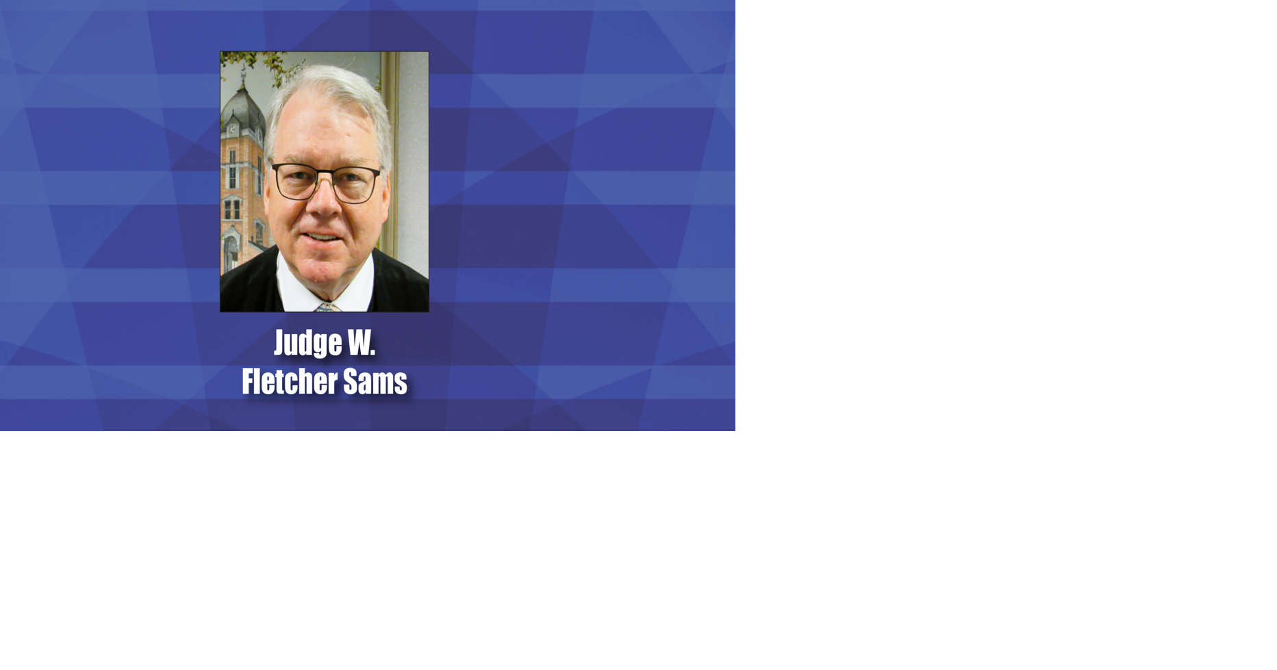 Judge Sams Submits Retirement Intent from Griffin Judicial Circuit ...