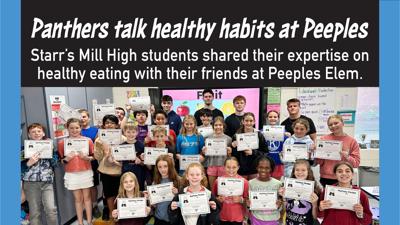 Starr’s Mill Shares Healthy Habits with Peeples | School | fayette-news.net