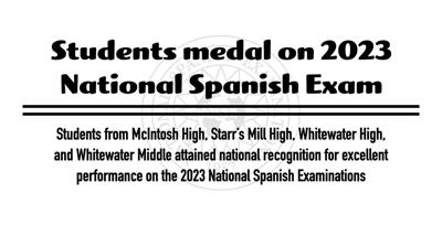 Students Medal on Prestigious National Spanish Exam | School | fayette ...