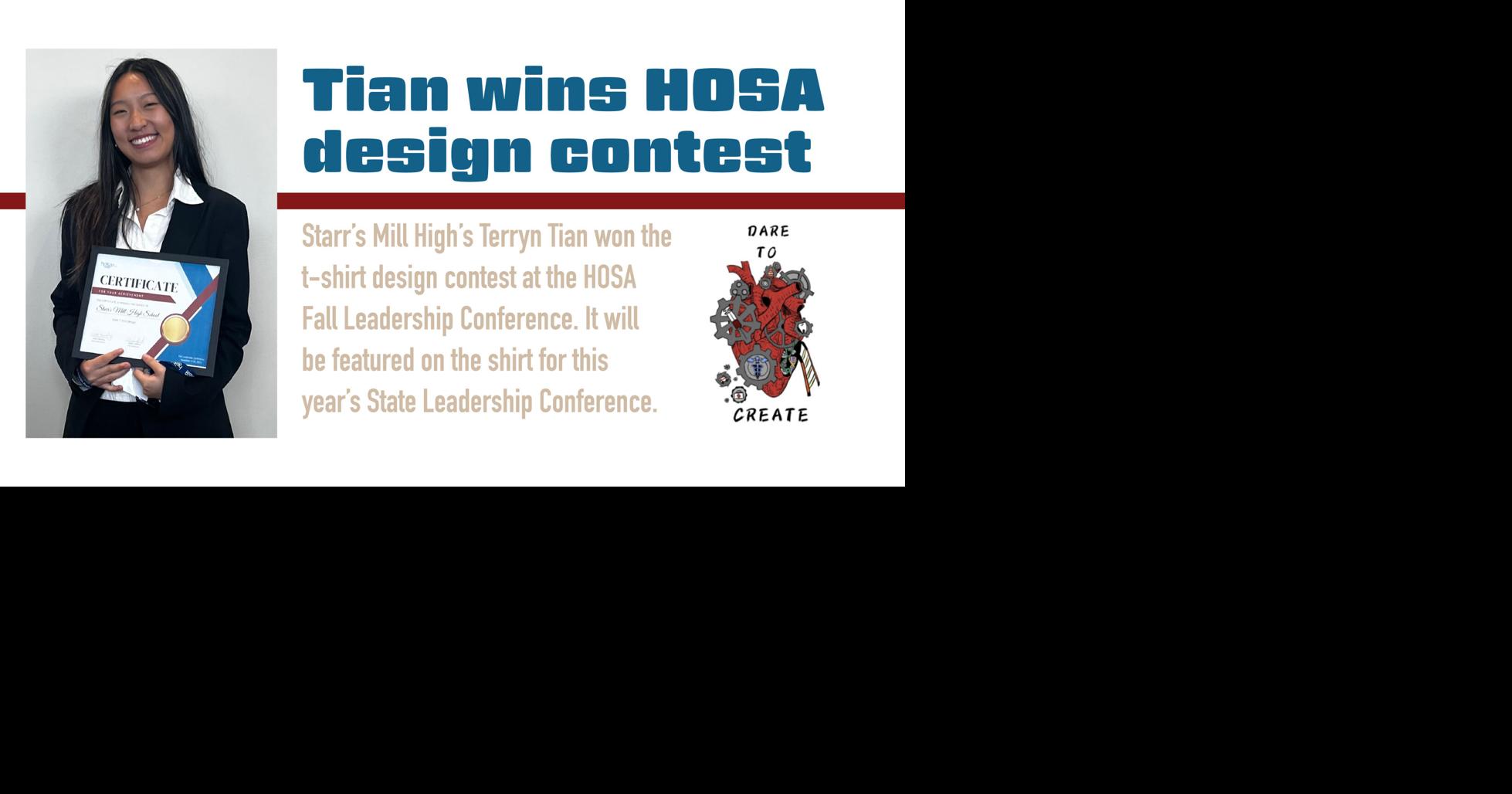 Tian Wins HOSA Design Contest | School | fayette-news.net