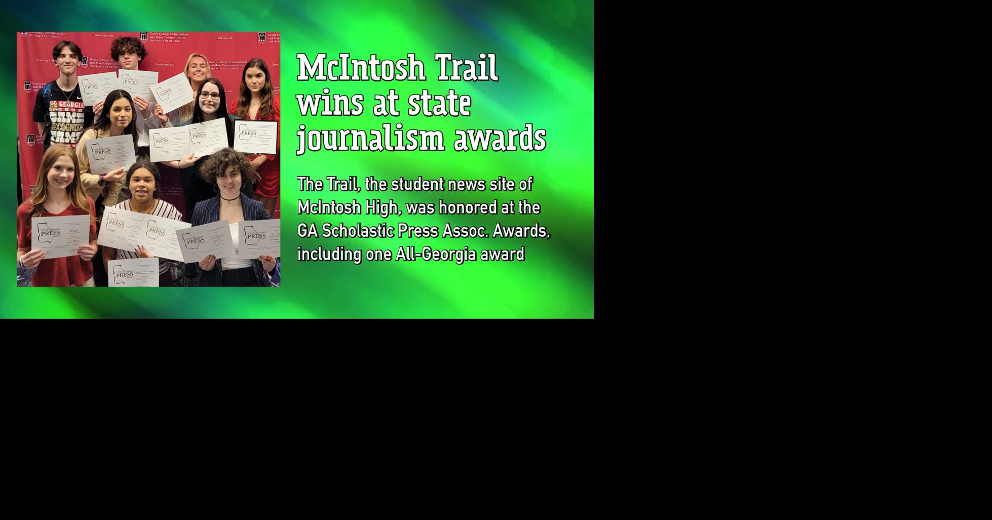 McIntosh Trail Staff Wins Journalism Awards | School | fayette-news.net