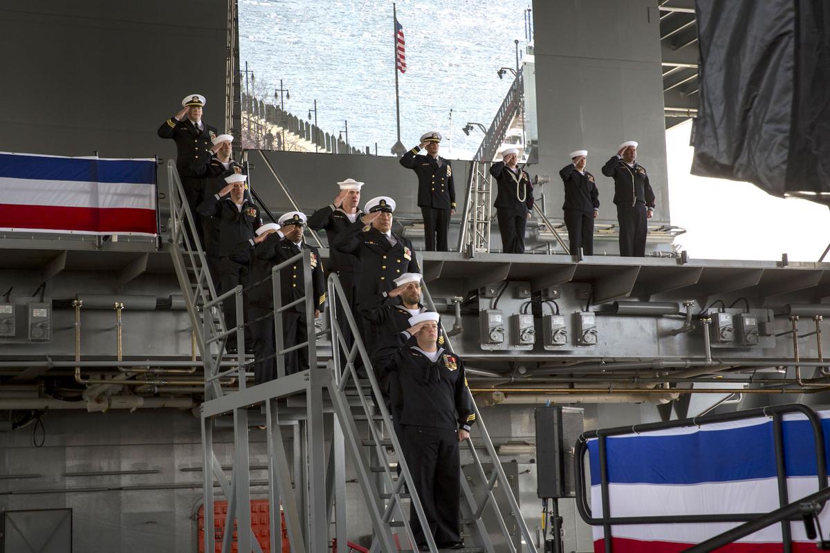Navy commissions ESB 4 warship named for West Virginia’s Williams ...