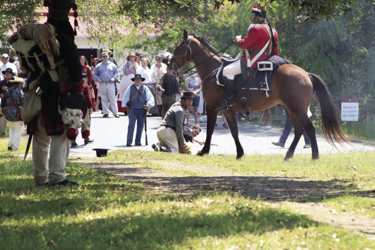 Re-enactment of Runaway Scrape at George Ranch Historical Park includes ...