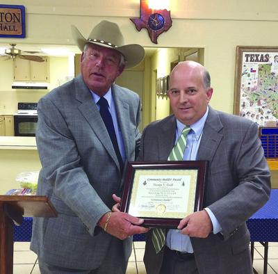 Masonic's Community Builder Award presented to George V. Gsell ...