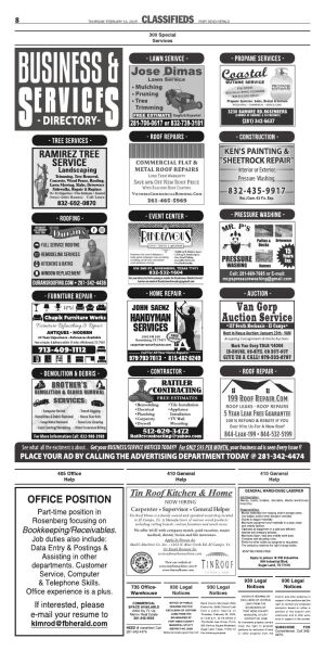 Page A08 | e-Edition | fbherald.com