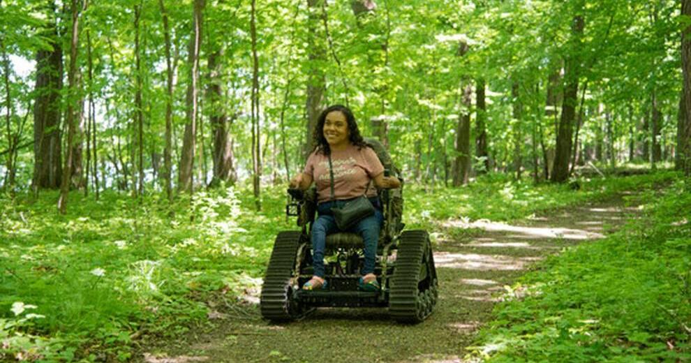 Beep, beep: All-terrain chairs at Maplewood State Park | News ...