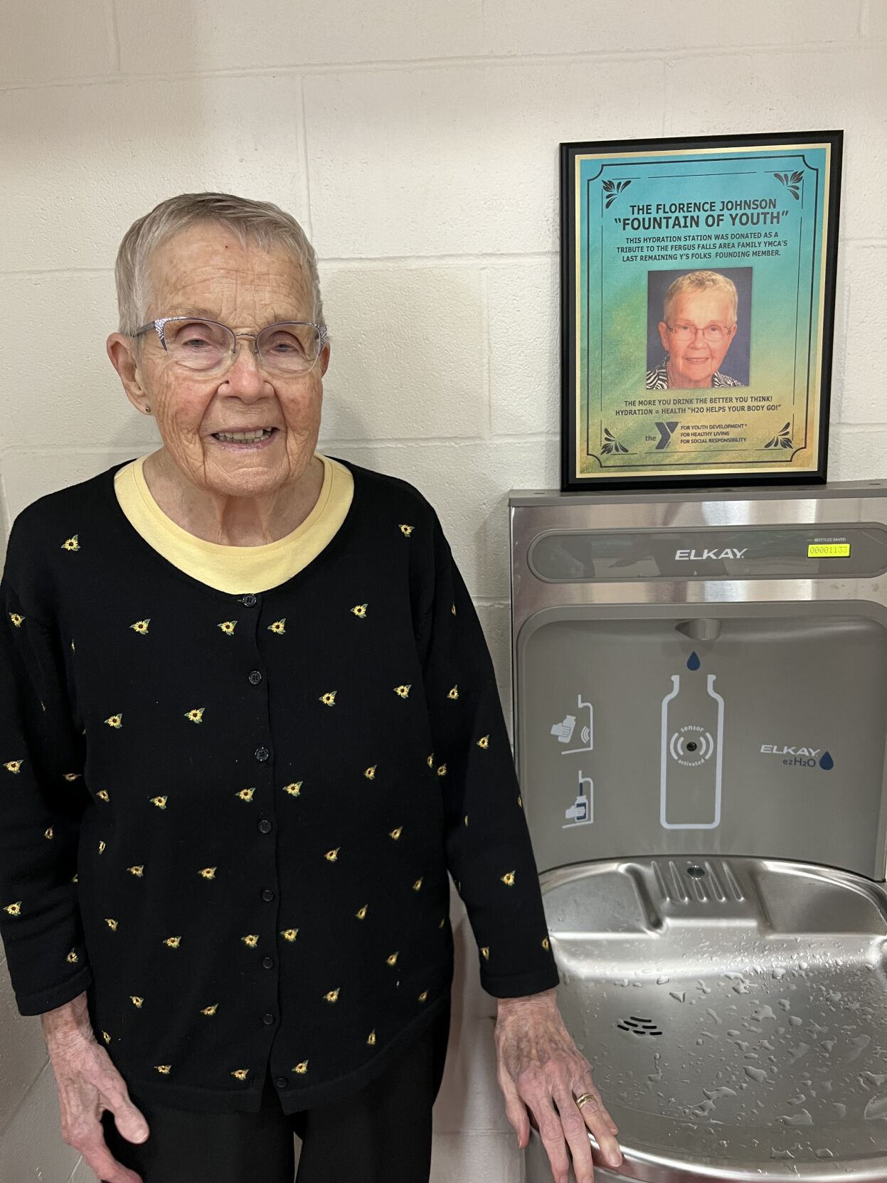 Years of service recognized: Florence Johnson receives honor from Y's ...