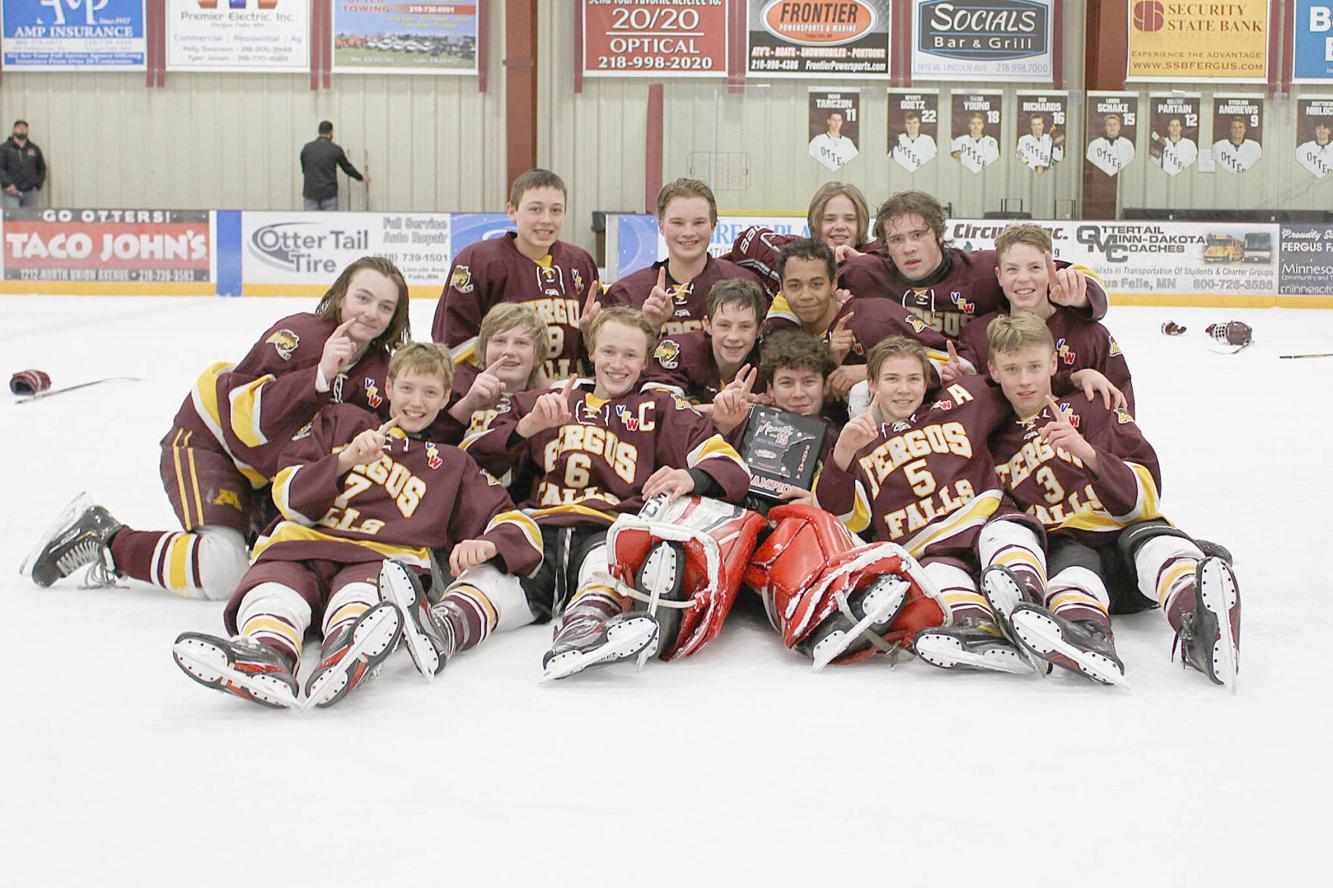 FF Bantam A hockey team sweeps districts | Sports | fergusfallsjournal.com