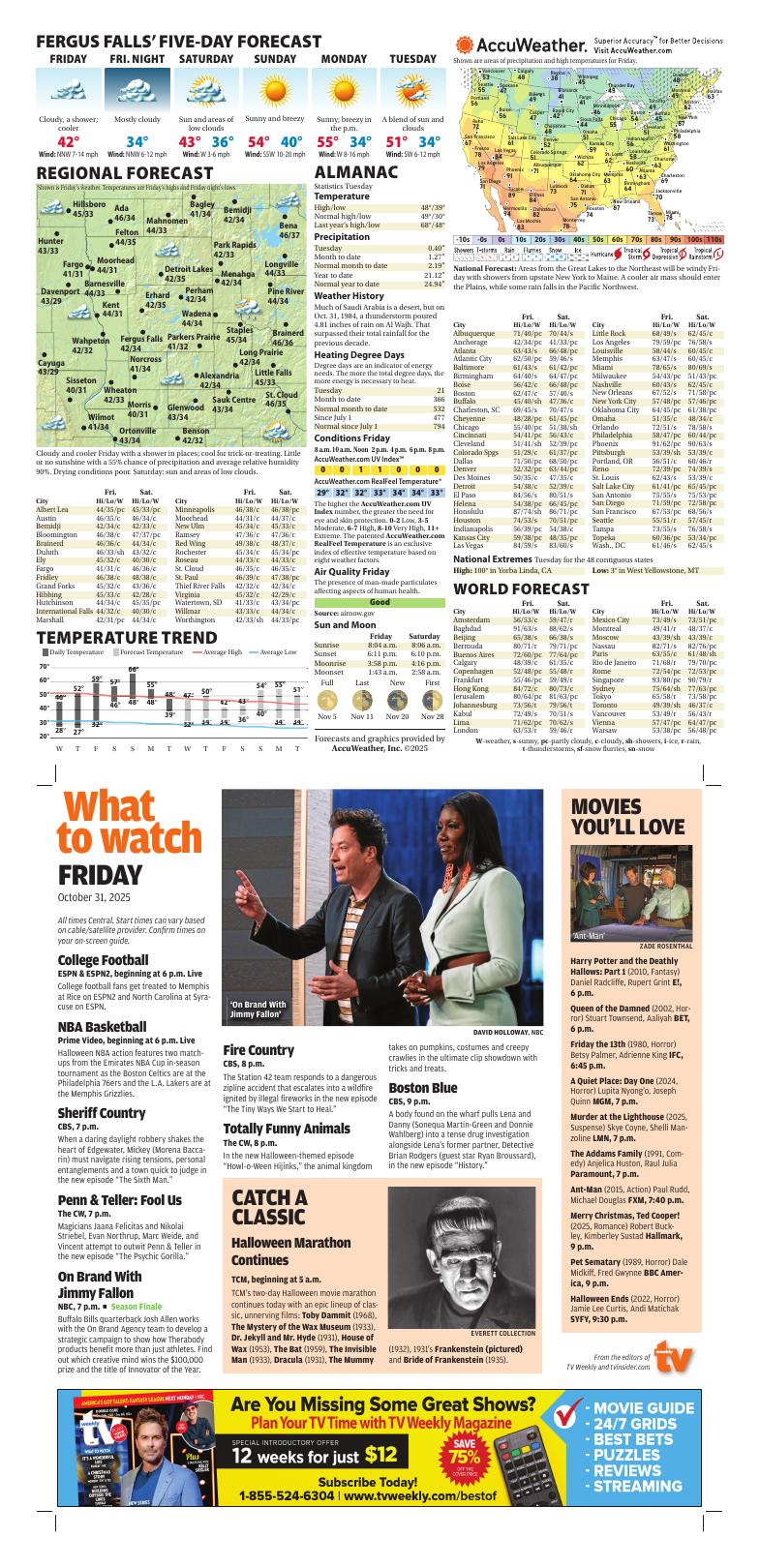 Page B01 | National Edition | fergusfallsjournal.com