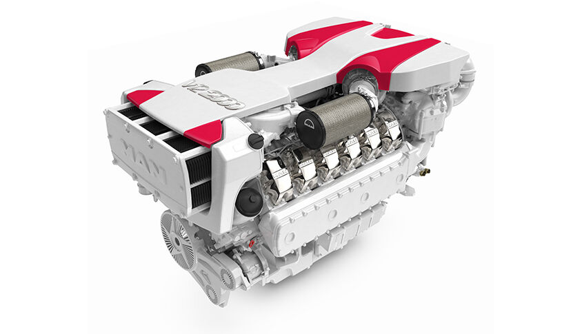 MAN Engines Sets New Standard with V12-2000 and V8-1300 Yacht Engines ...