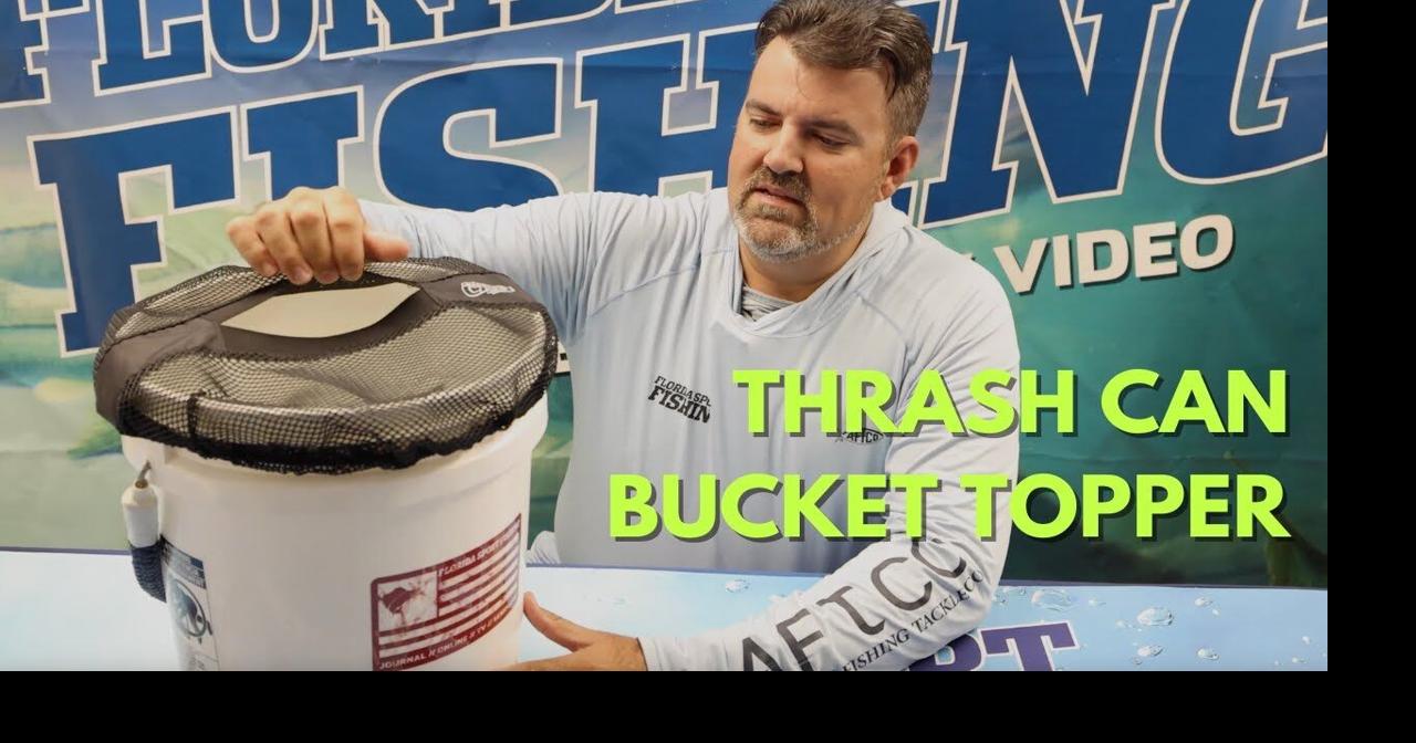 Thrash Can Bucket Topper Boat Trash Can | Videos | floridasportfishing.com