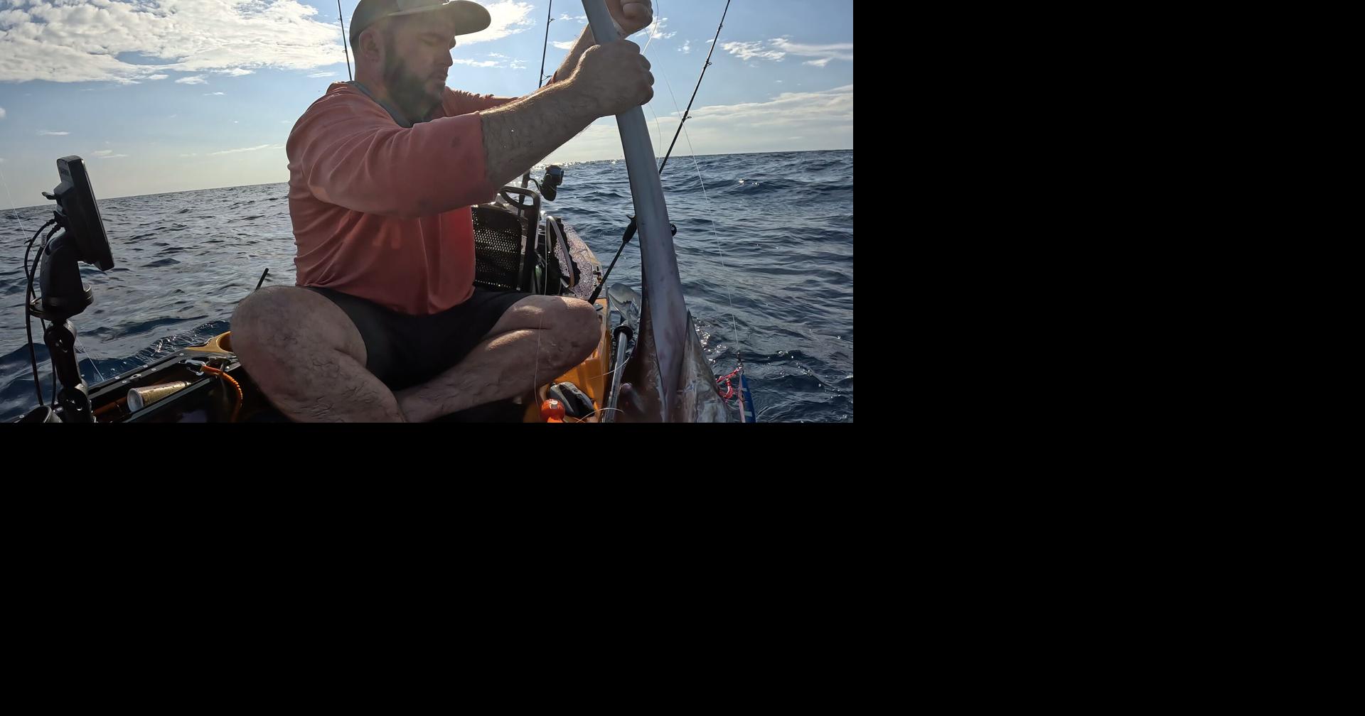 First Swordfish Ever Caught on a Kayak Without Any Help | OffShore ...