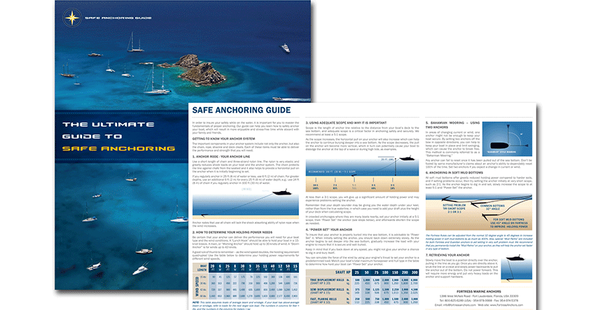 Safe Anchoring Guide Available Online | Press Releases ...