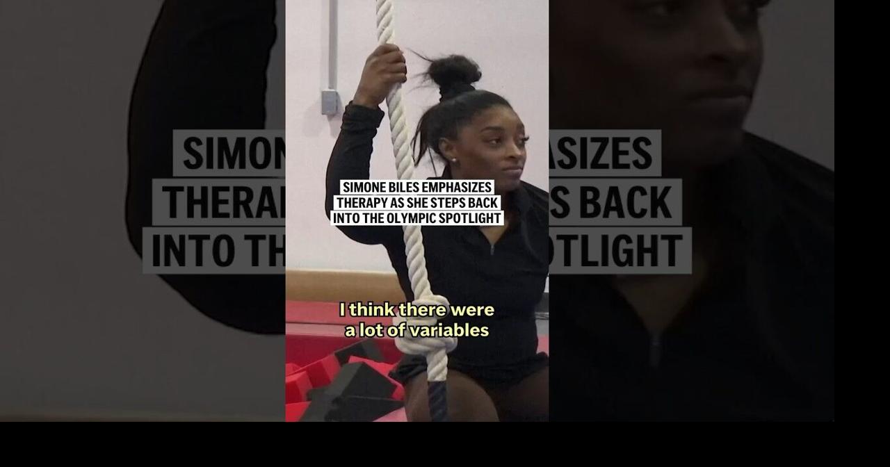 Simone Biles emphasizes therapy as she steps back into the Olympic ...