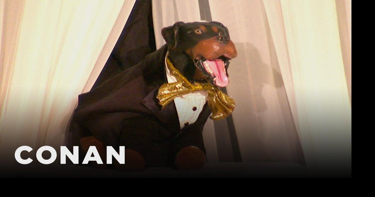 Triumph Crashes The World's Most Expensive Dog Wedding | CONAN on TBS ...