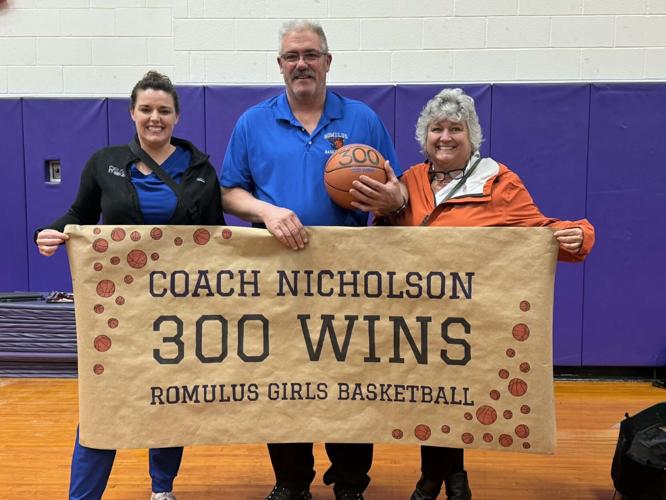 GIRLS BASKETBALL: Romulus' Damon Nicholson secures 300th career win ...
