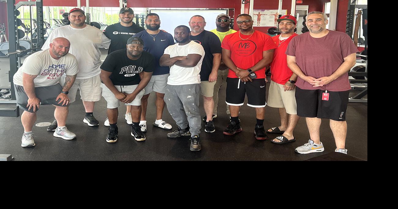 Junior Collins was the first guest of Geneva Football's summer series ...