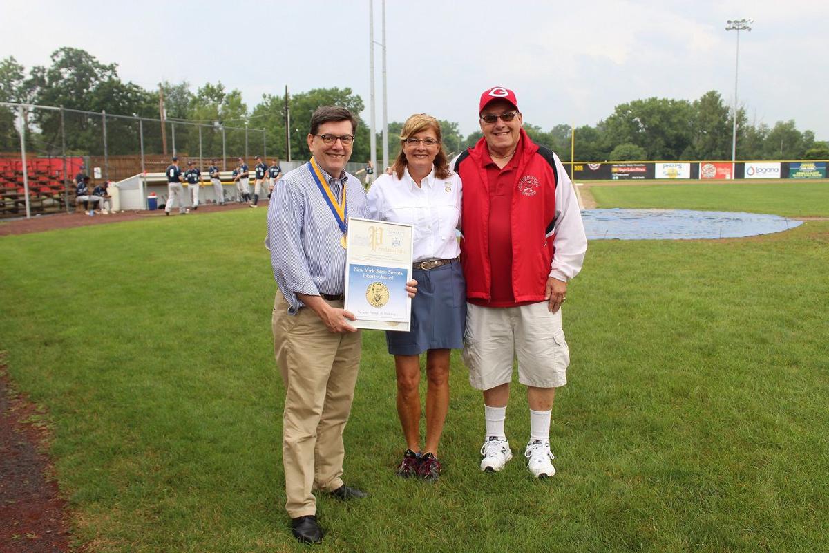 Helming honors Mark Gearan with Liberty Medal – FingerLakes1.com Archive