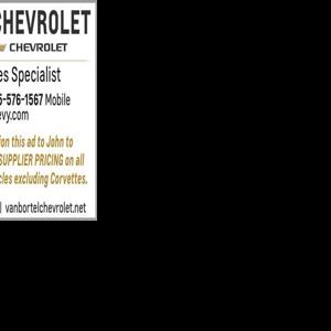 John DeVey - Van Bortel Chevy | Ads to Go | fltimes.com